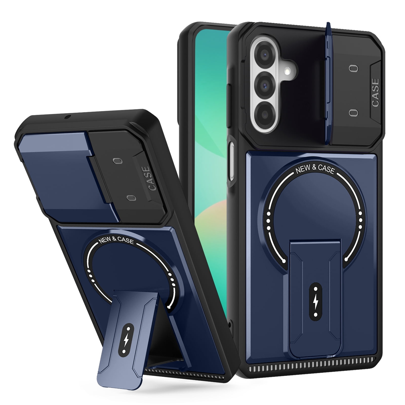 for Samsung Galaxy S25 Case, Compatible with MagSafe, Camera Flip Cover ...