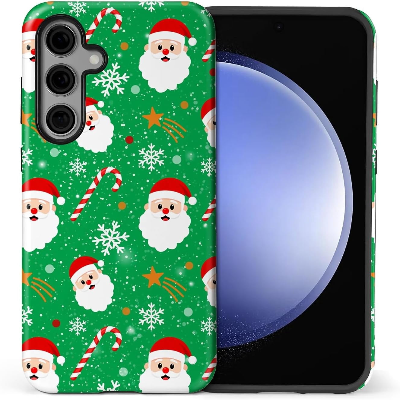 for Samsung Galaxy S25 Case, Dual-Layer Hard Shell, Silicone Phone ...