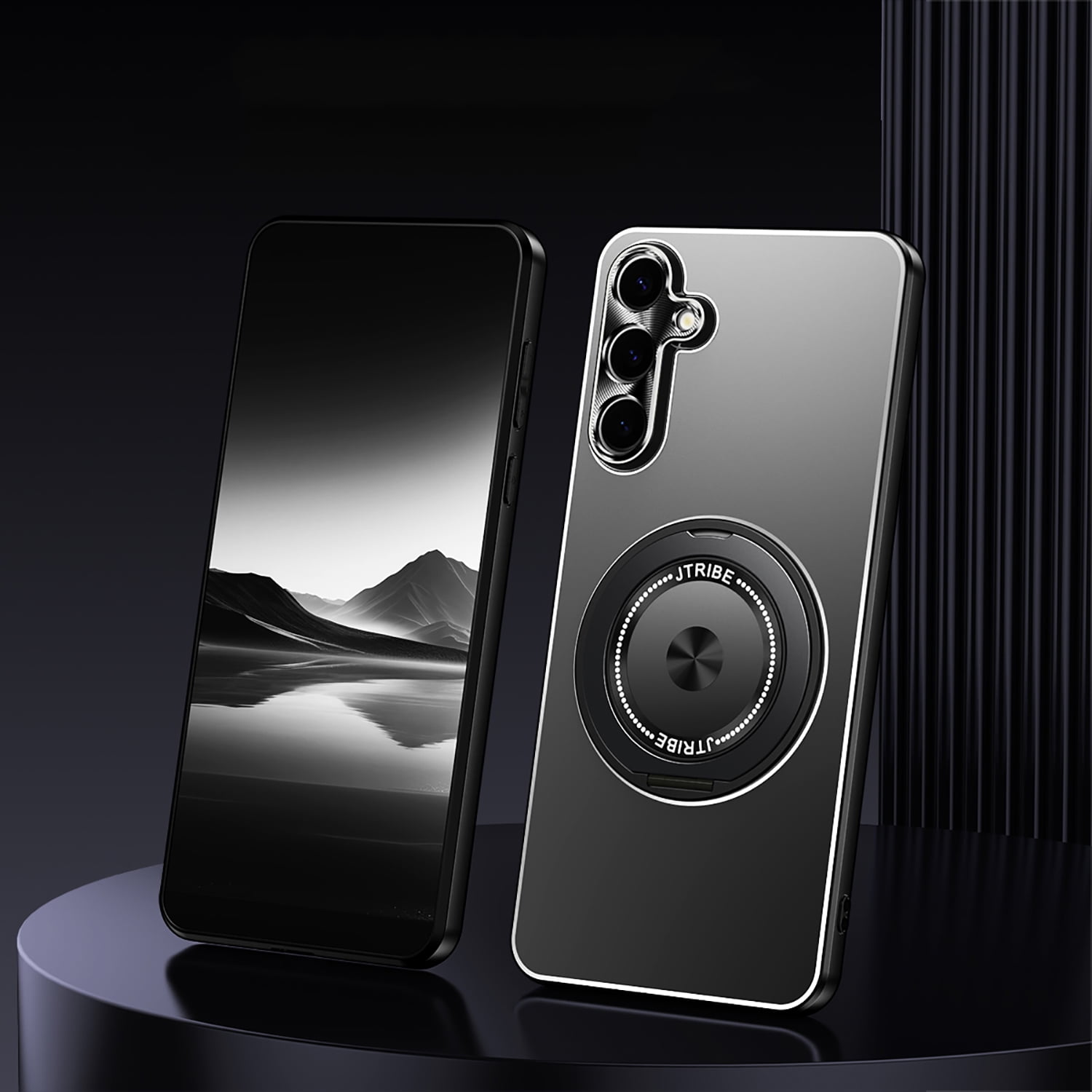 for Samsung Galaxy S25 Case with Invisible Magnetic O-Ring Stand ...