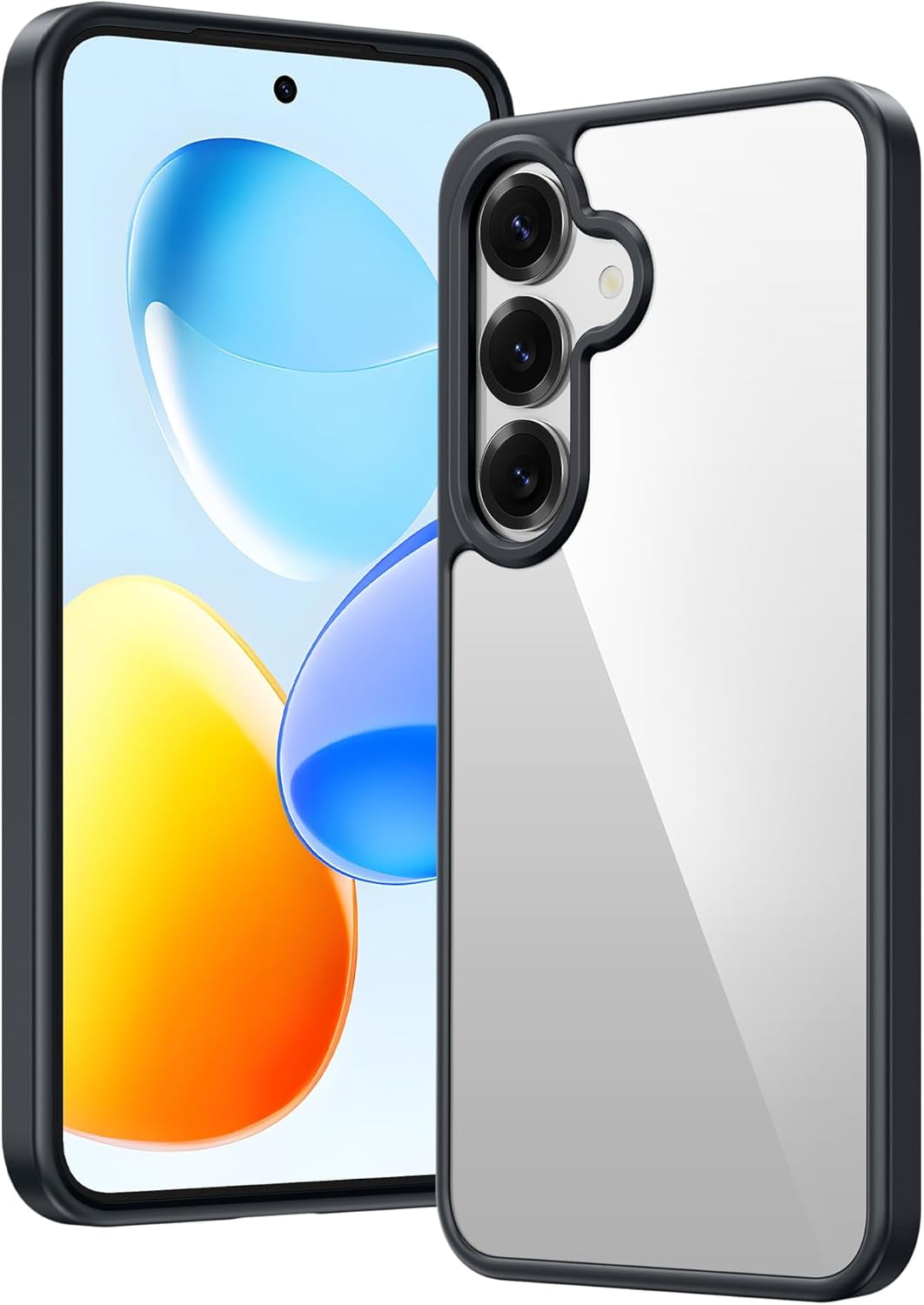 for Samsung Galaxy S25 Case: for S24 Clear Magnetic Military Grade Drop ...