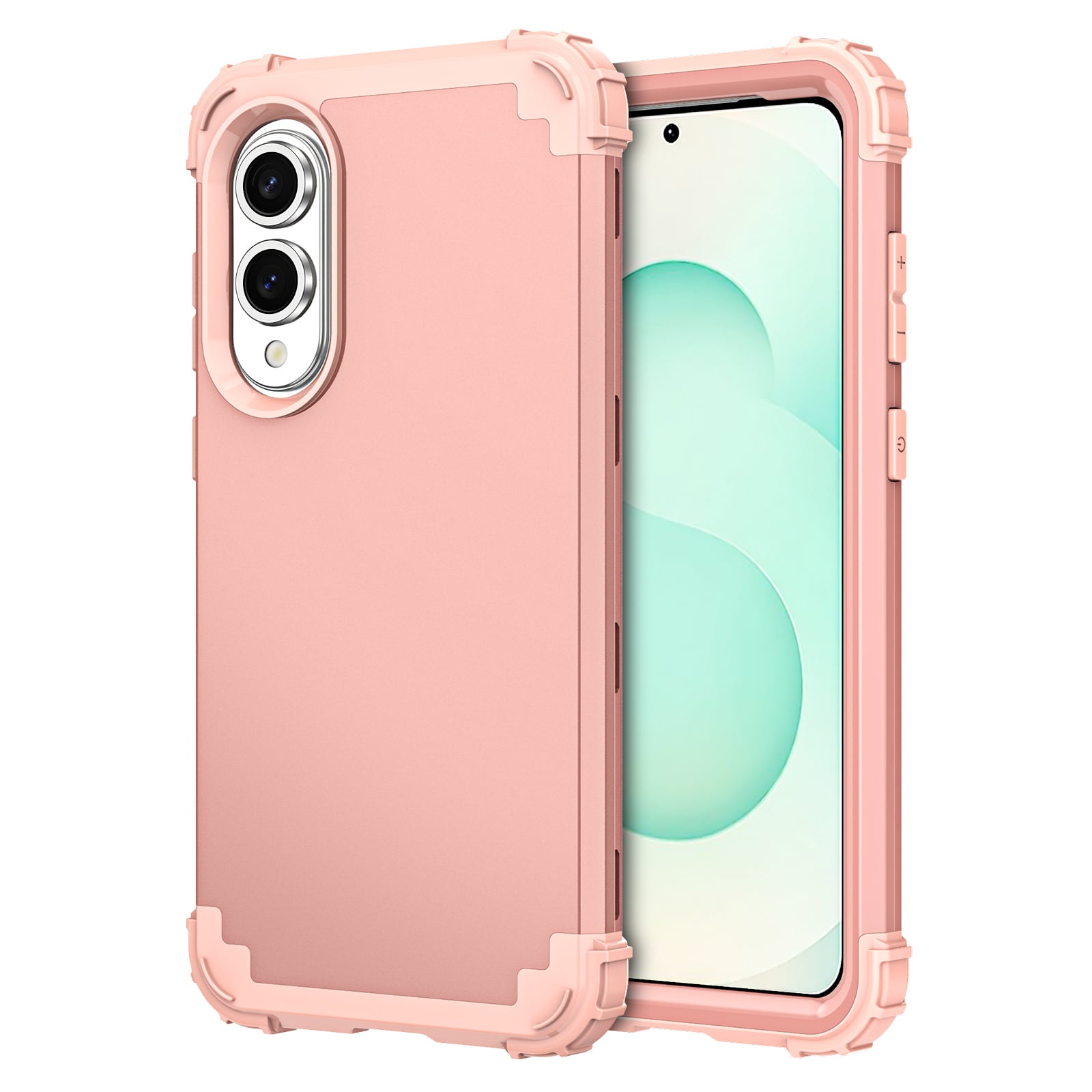 for Samsung Galaxy S25 Edge Back Case, Phone Case Heavy Duty 2 in 1 Rugged Shockproof Protection ...