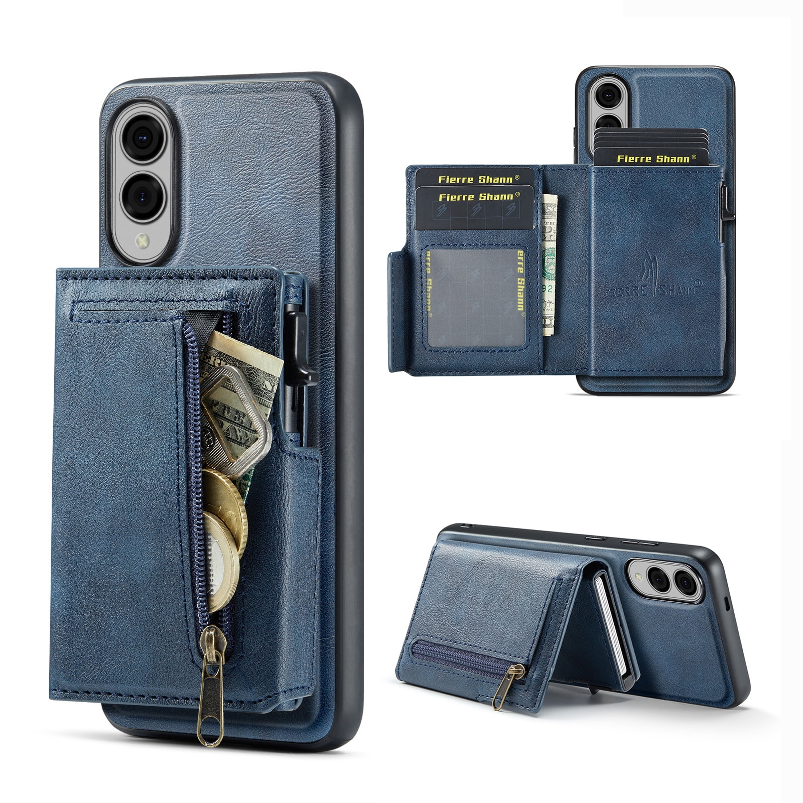 for Samsung Galaxy S25 Edge Wallet Case, 2-in-1 Detachable RFID ...