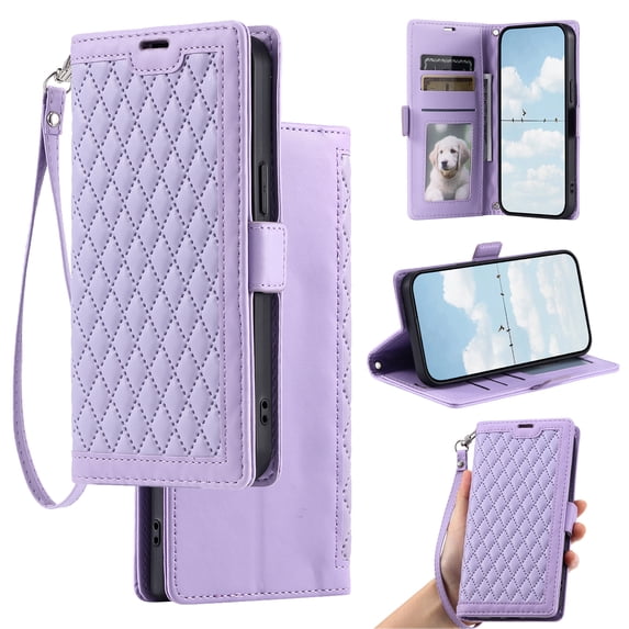 For Samsung Galaxy S25 Edge Wallet Case with Card Holder [RFID Blocking ...