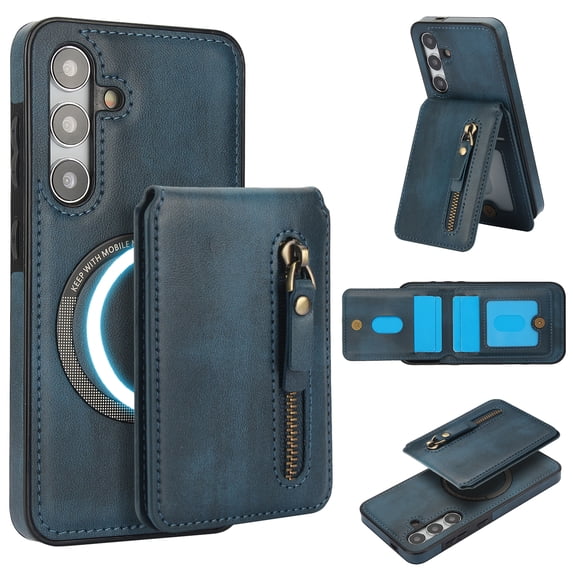 For Samsung Galaxy S25 Edge Wallet Case Compatible with Magsafe ...