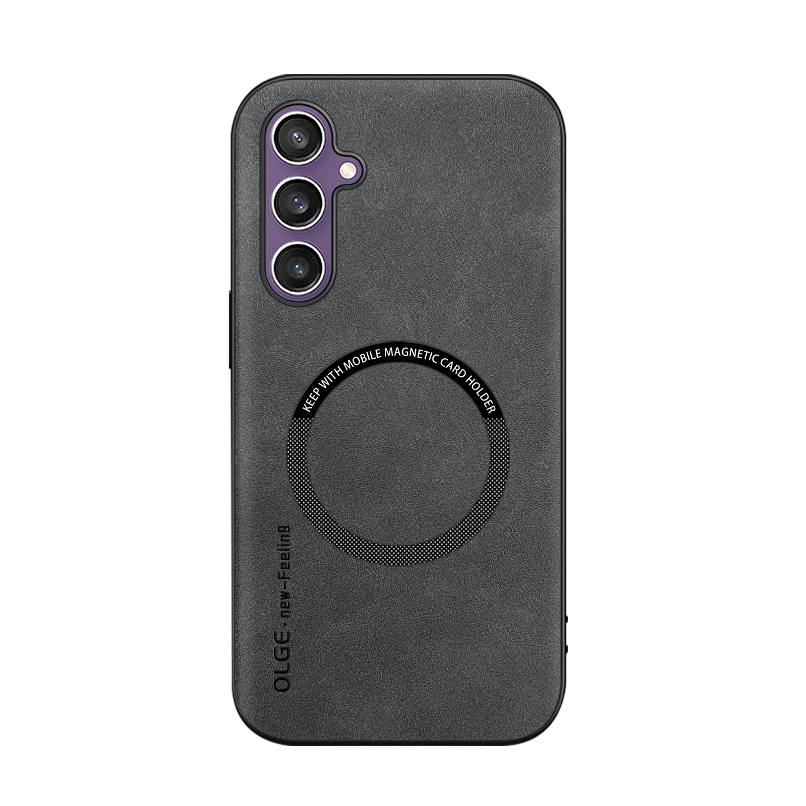 for Samsung Galaxy S25 PU Leather Case, Vintage Compatible with MagSafe ...