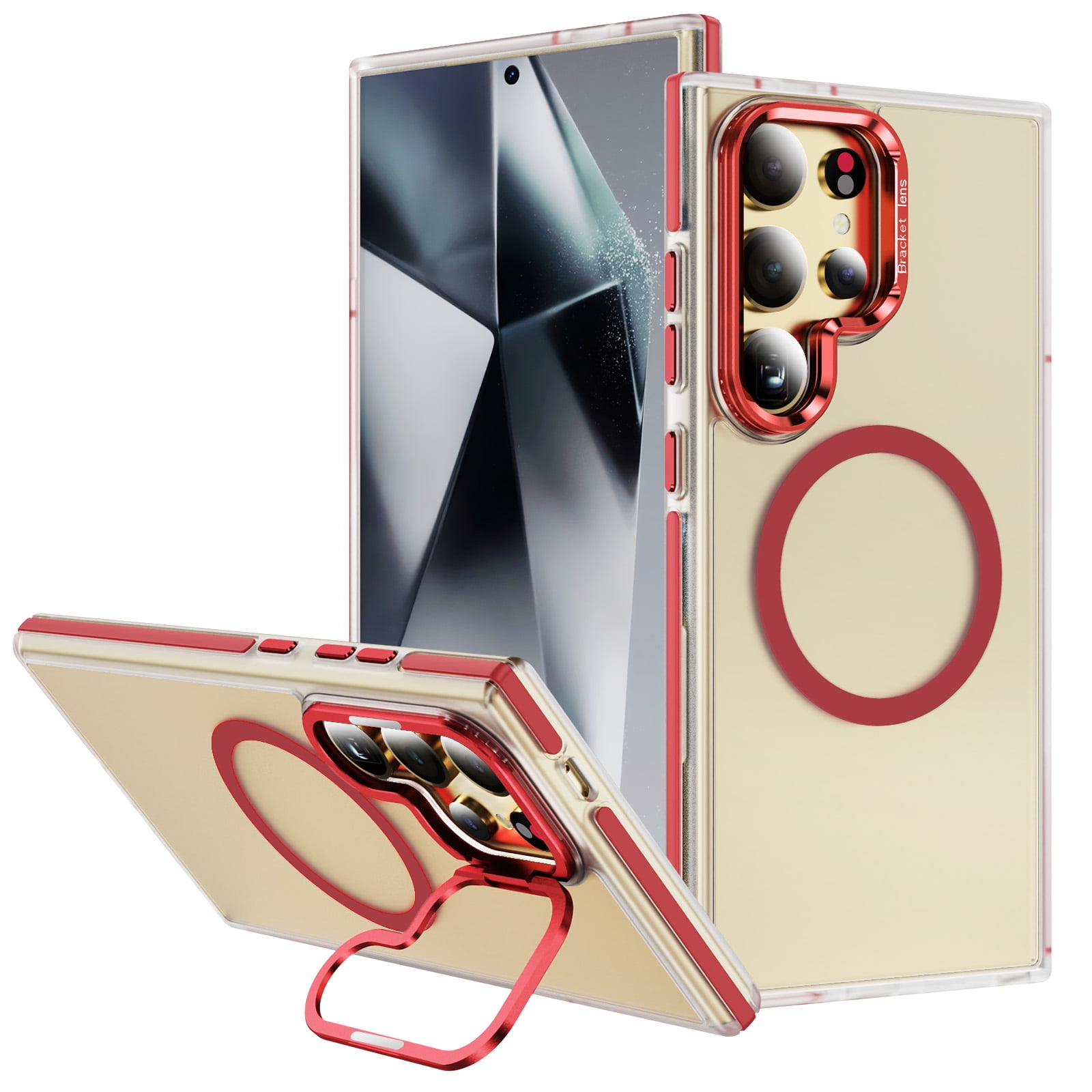 for Samsung Galaxy S25 Plus Case with Camera Cover Kickstand ...