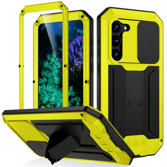 for Samsung Galaxy S25 Plus Case with Lens Sliding Cover Screen ...