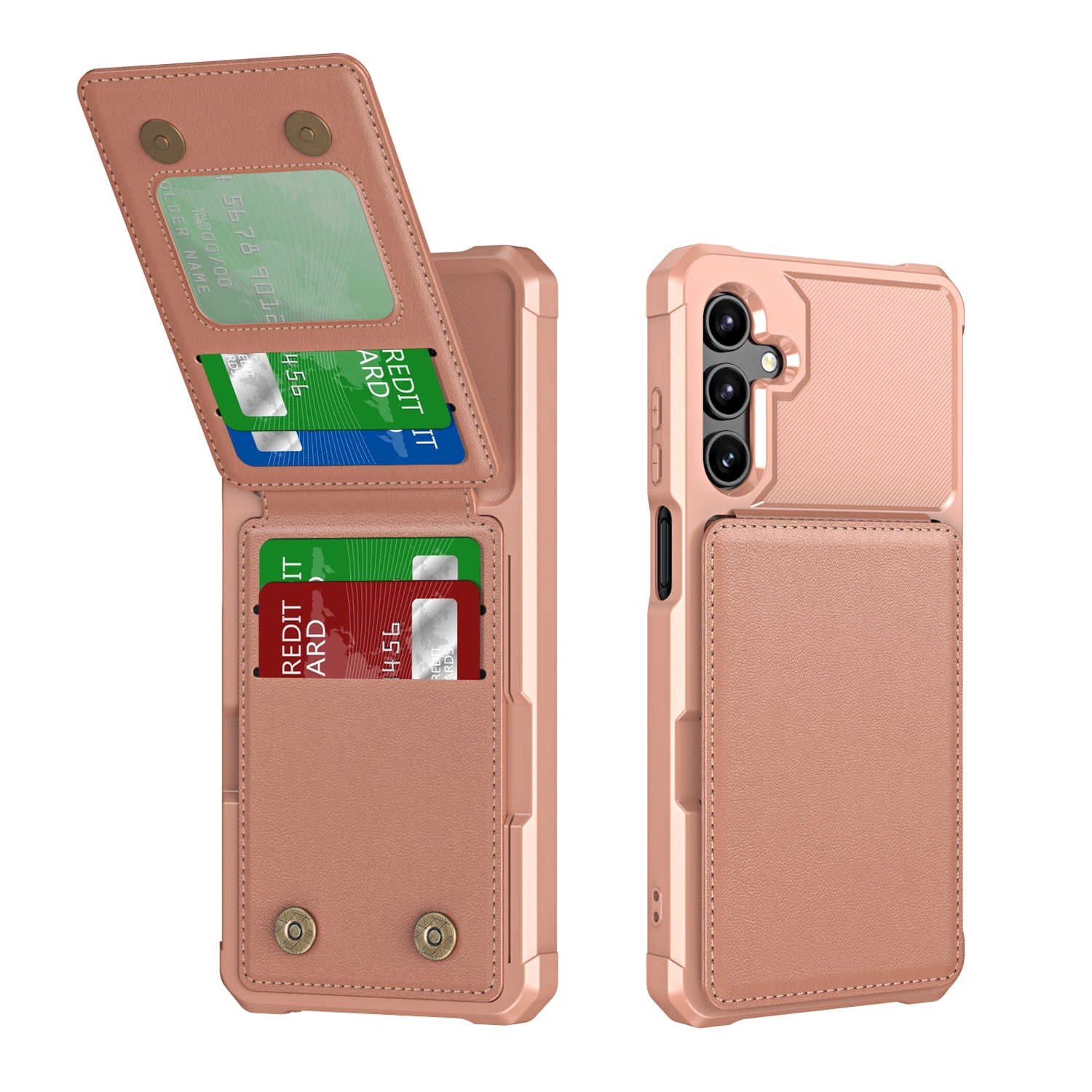 for Samsung Galaxy S25 Plus Case Wallet Credit Card Holder, Back Pocket ...