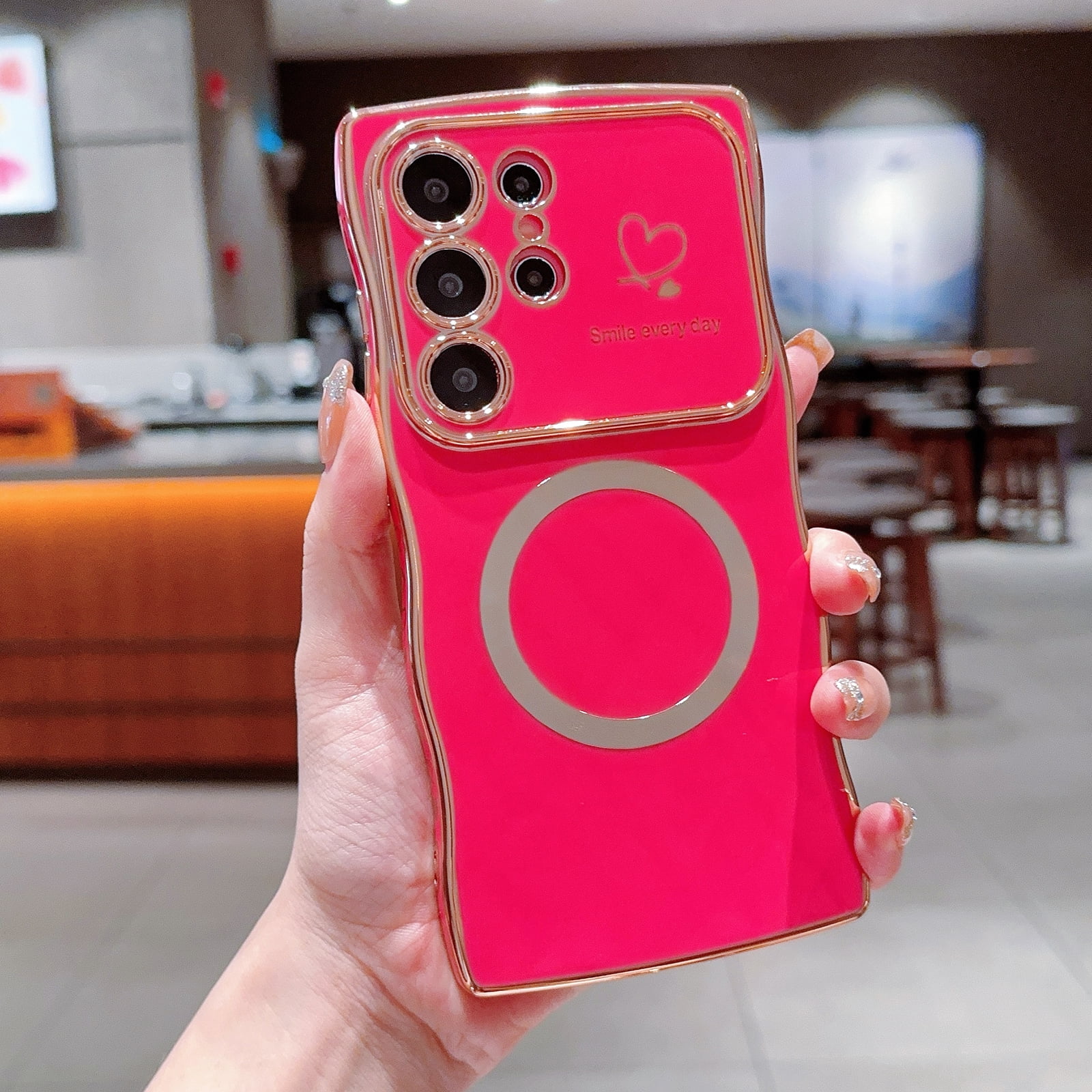 For Samsung Galaxy S25 Plus Magnetic Case for Women Girls,Slim Cute ...