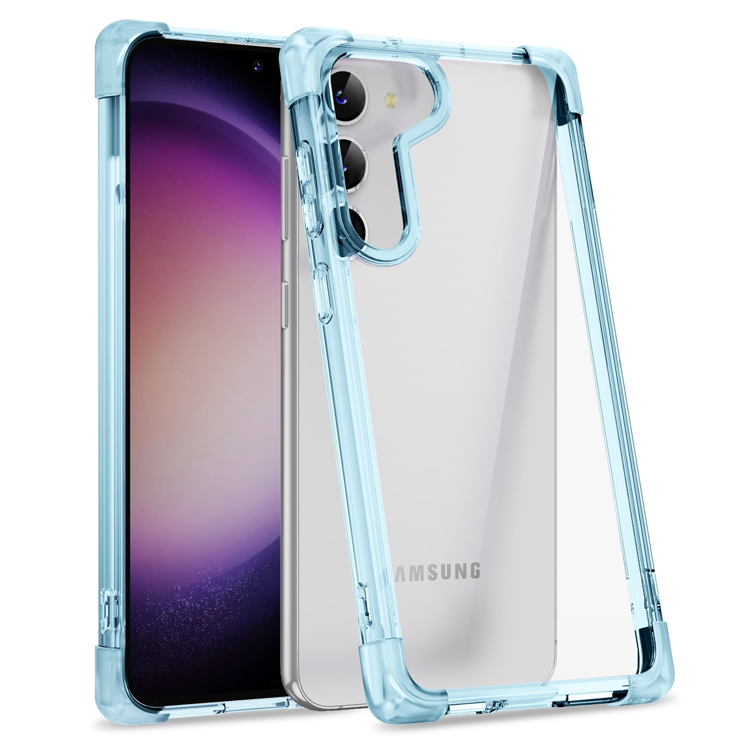 for Samsung Galaxy S25 Plus Transparent Back Case, Stylish Frosted ...