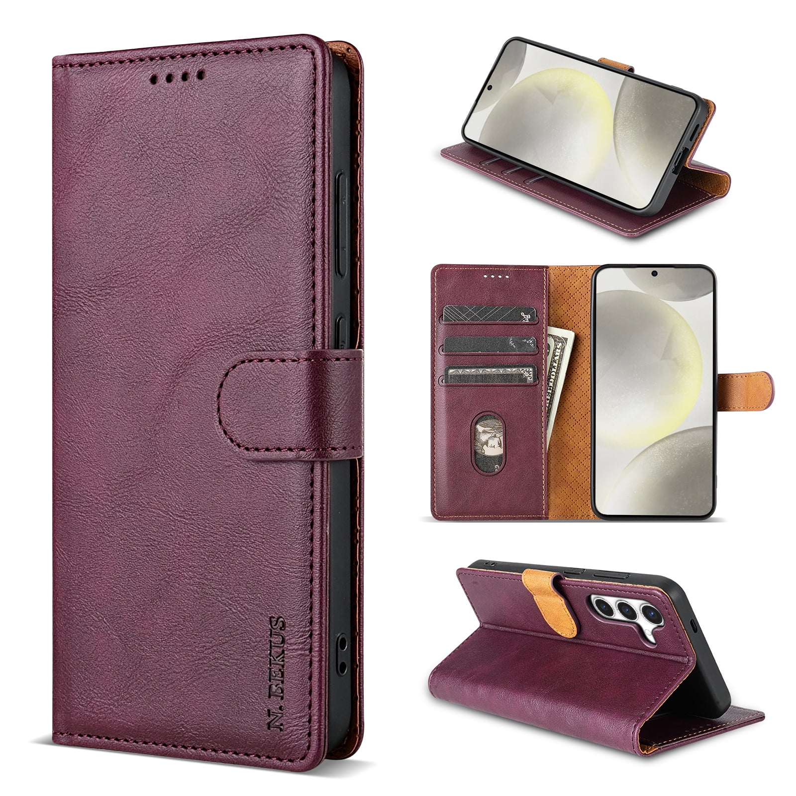 for Samsung Galaxy S25 Plus Wallet Case with RFID Blocking Credit Card ...