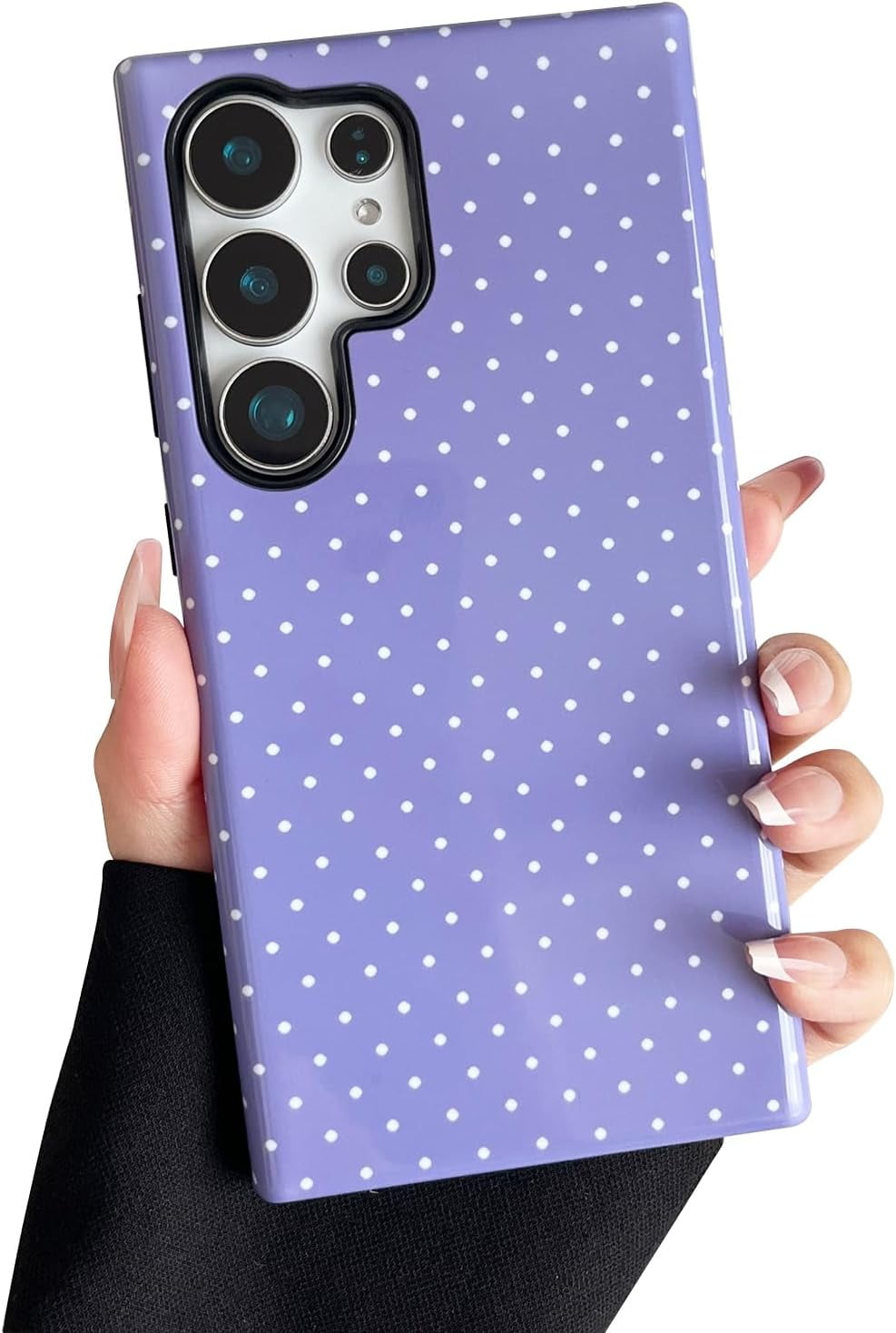 Samsung Galaxy S25 Polka Dot Hard Cell Phone Case, Purple - Walmart.com