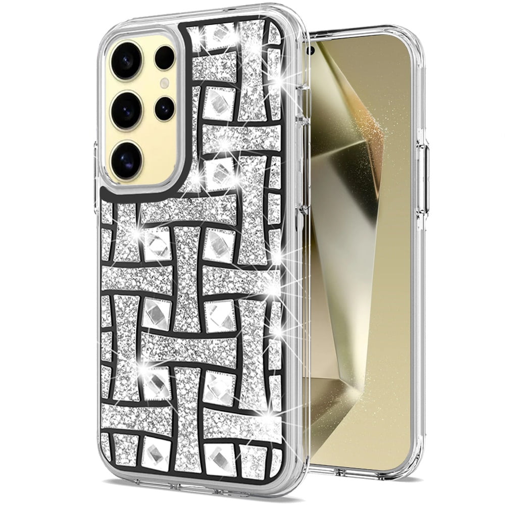 For Samsung Galaxy S25+ /S25 Plus /S24+ Plus Case, Sparkly 3D Design ...