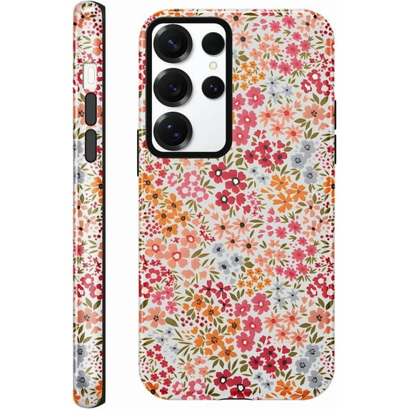 for Samsung Galaxy S25 Ultra 5G 6,8'' Case Floral, Flower Pattern Phone ...