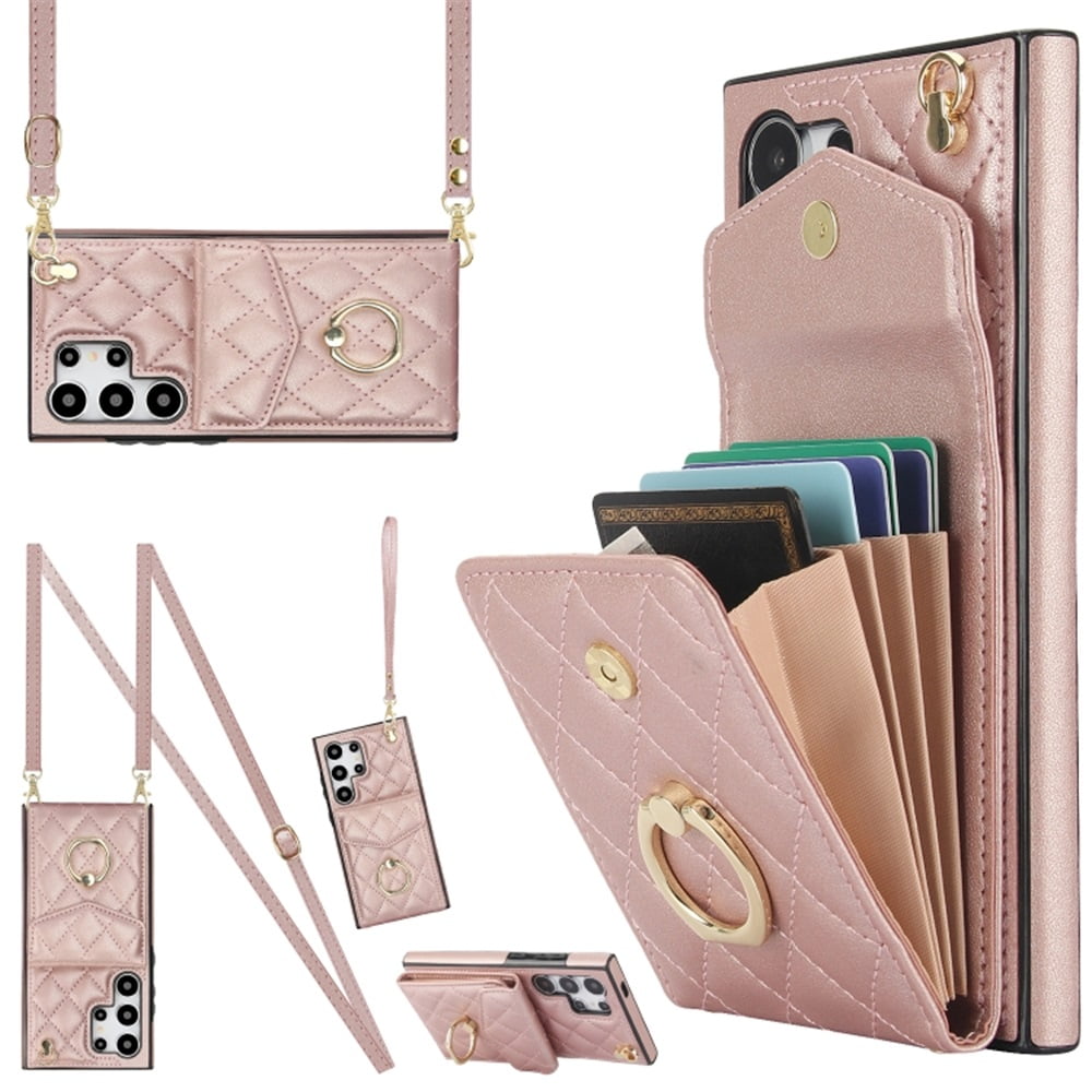 For Samsung Galaxy S25 Ultra 5G Case Premium PU Leather Accordion ...