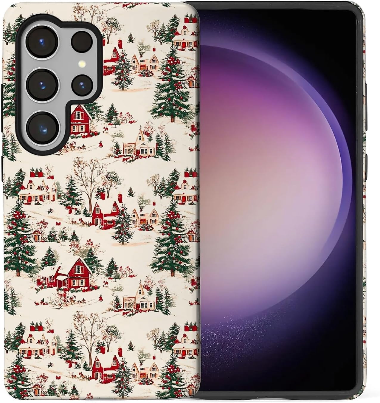 for Samsung Galaxy S25 Ultra Case, Dual-Layer Hard Shell, Silicone ...