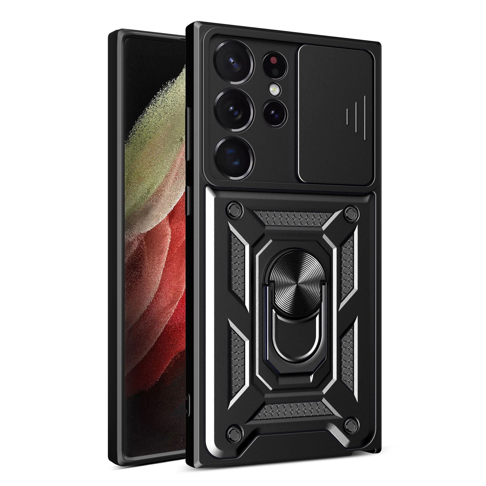 For Samsung Galaxy S25 Ultra Case with Sliding Camera Lens Cover and ...
