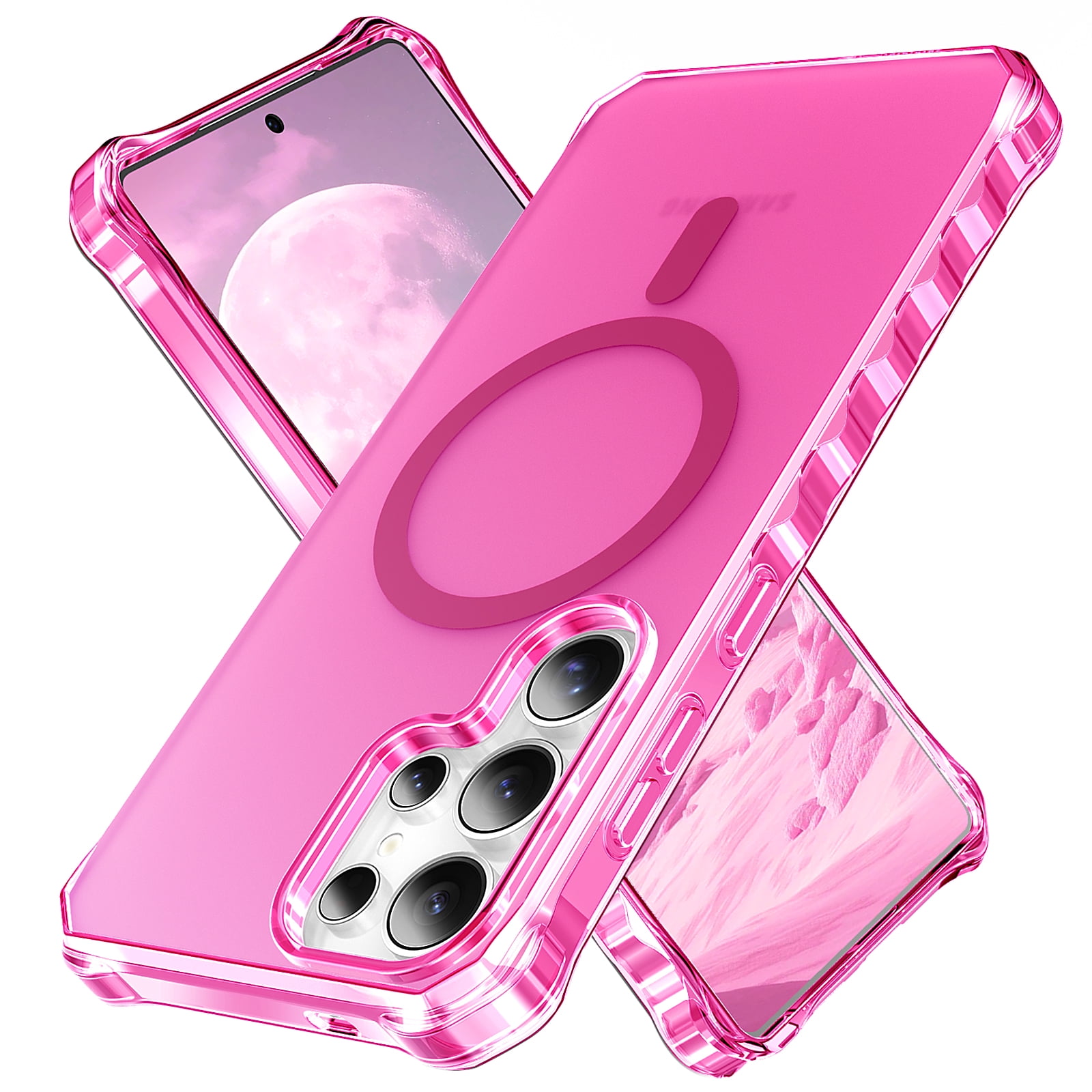 for Samsung Galaxy S25 Ultra Magnetic Case, Support Mag-Safe Charging, Anti-Fingerprint Slim ...