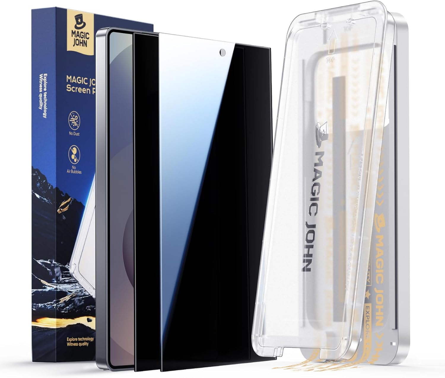 for Samsung Galaxy S25 Ultra Privacy Screen Protector with Shockproof ...