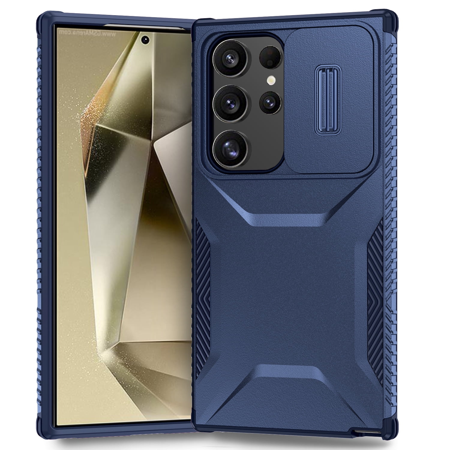 for Samsung Galaxy S25 Ultra Rugged Case, Heavy Duty Hard PC Protective ...