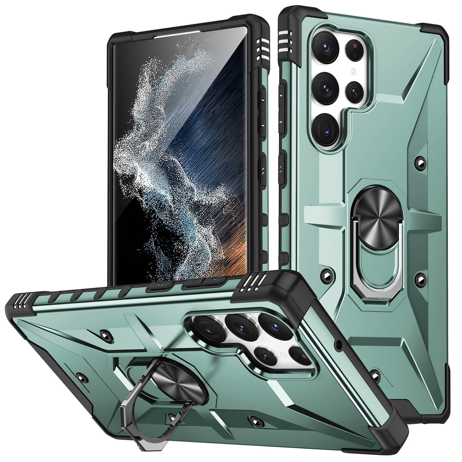 for Samsung Galaxy S25 Ultra Rugged Case, Shockproof Heavy Duty ...