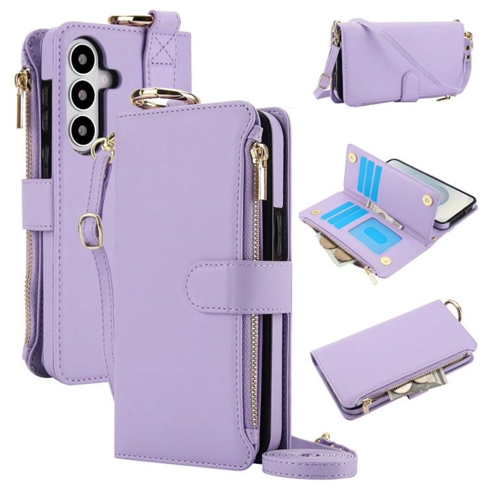 For Samsung Galaxy S26 5G RFID Blocking Protective Purse Wallet Case ...