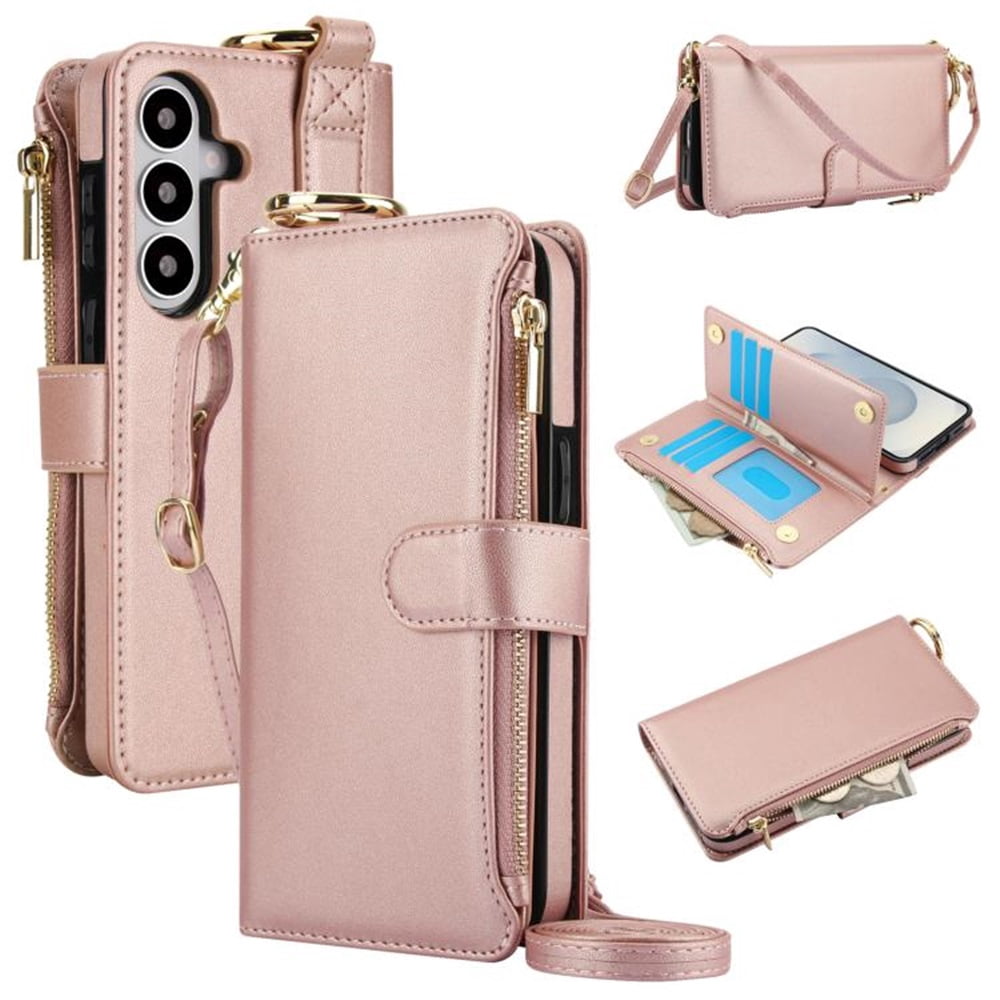 For Samsung Galaxy S26 5G RFID Blocking Protective Purse Wallet Case ...