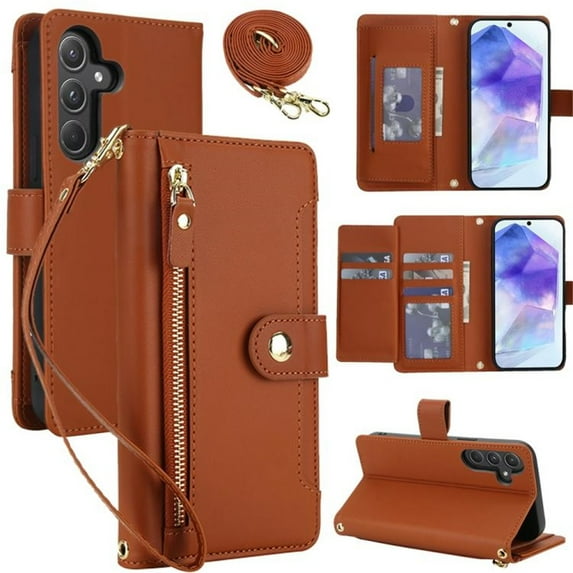 For Samsung Galaxy S26 5G RFID Blocking Protective Purse Wallet Case ...
