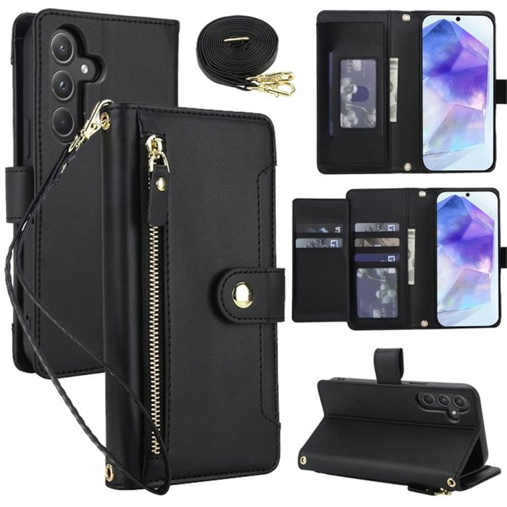 For Samsung Galaxy S26+ 5G RFID Blocking Protective Purse Wallet Case ...