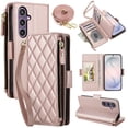 For Samsung Galaxy S26 5G RFID Blocking Wallet Case, Crossbody Purse ...