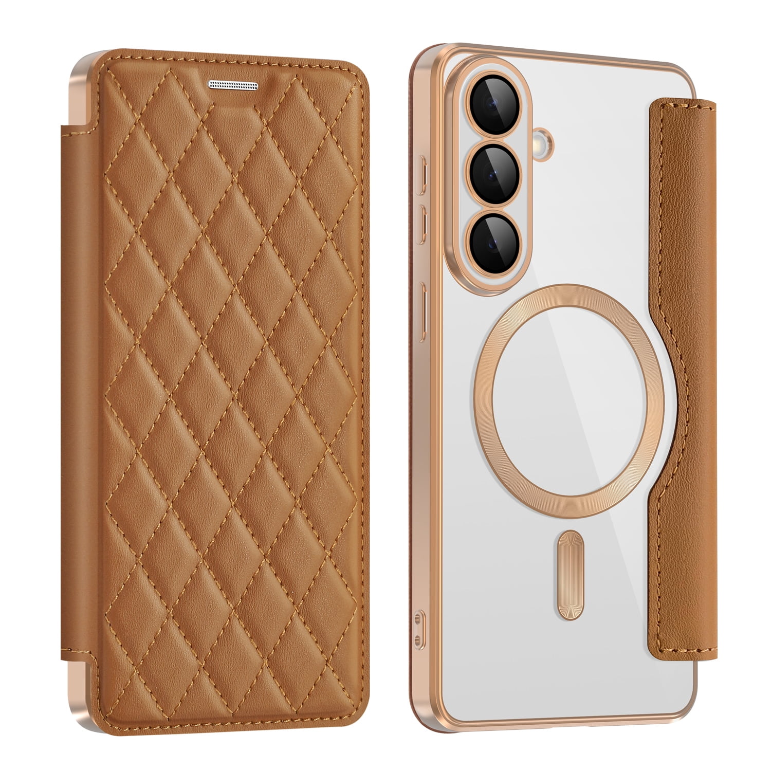 for Samsung Galaxy S26 Case Compatible with Magsafe, Slim Fit Flip ...