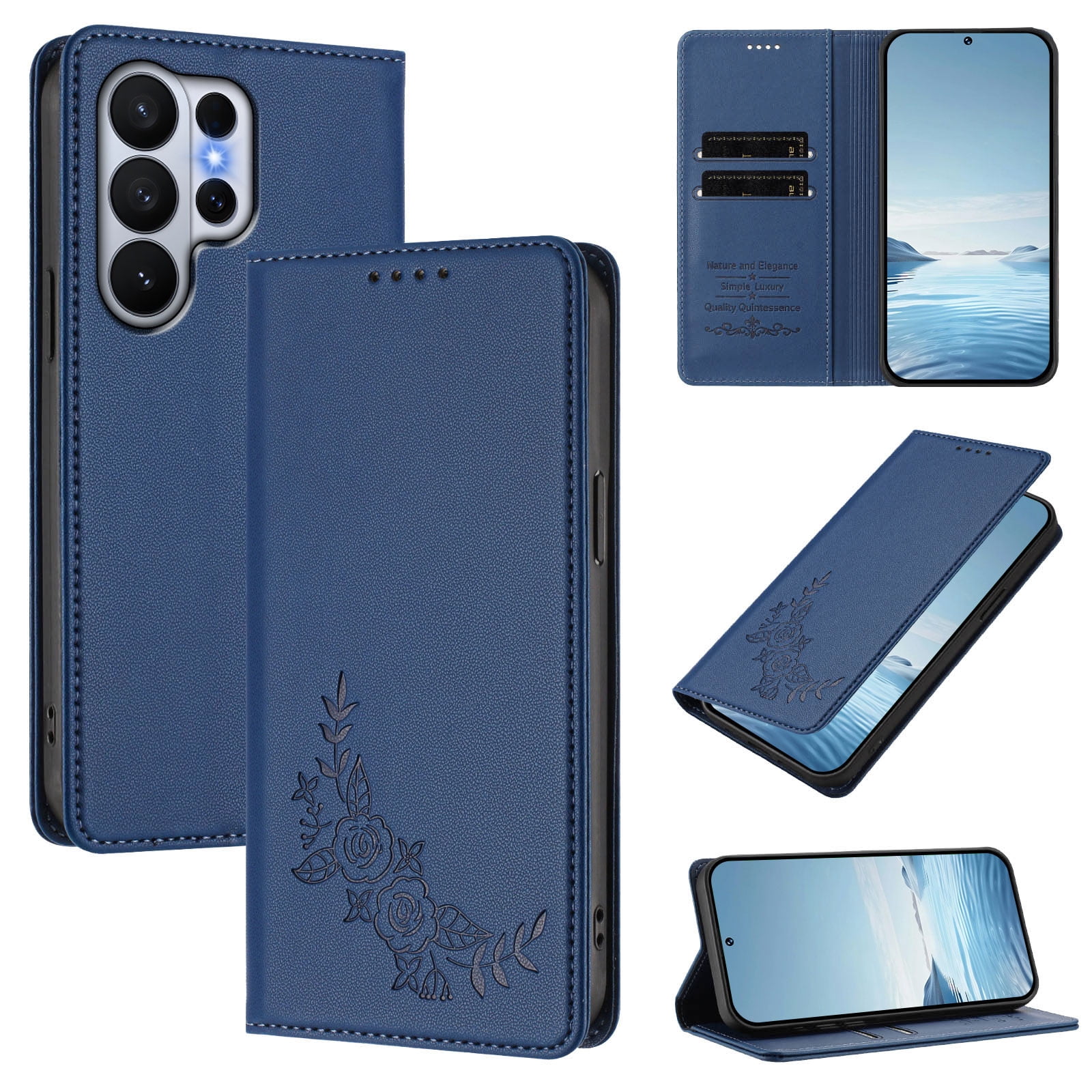 For Samsung Galaxy S26 Edge Phone Case,Peony Embossing Design,Anti ...