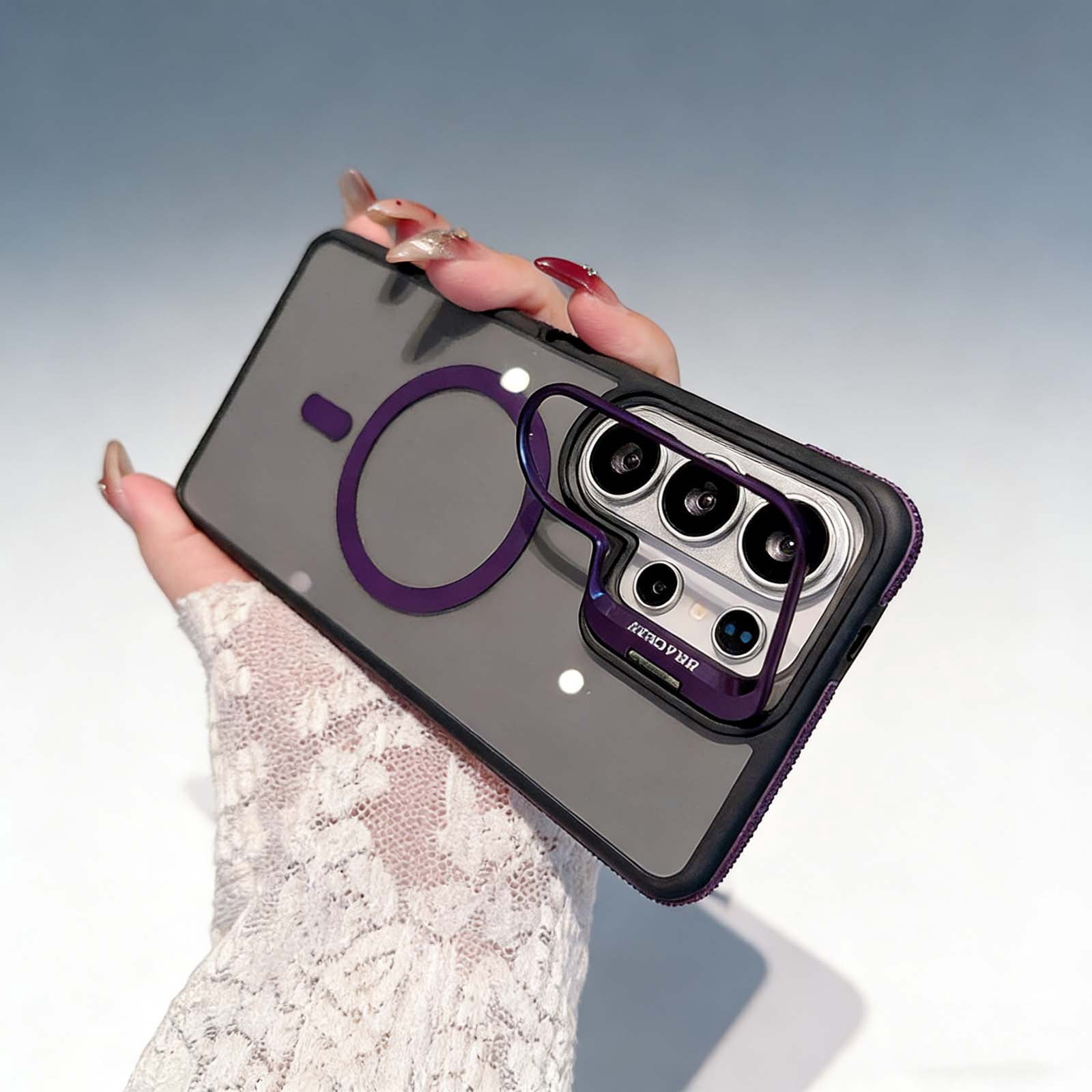 For Samsung Galaxy S26 Phone Case,With Invisible Contractile Lens Ring ...