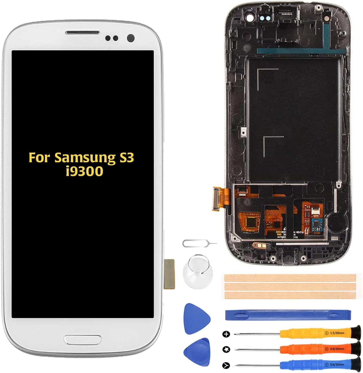 for Samsung Galaxy S3 i9300 i9301 i535 LCD Replacement Touch Screen Digitizer TFT Display ...