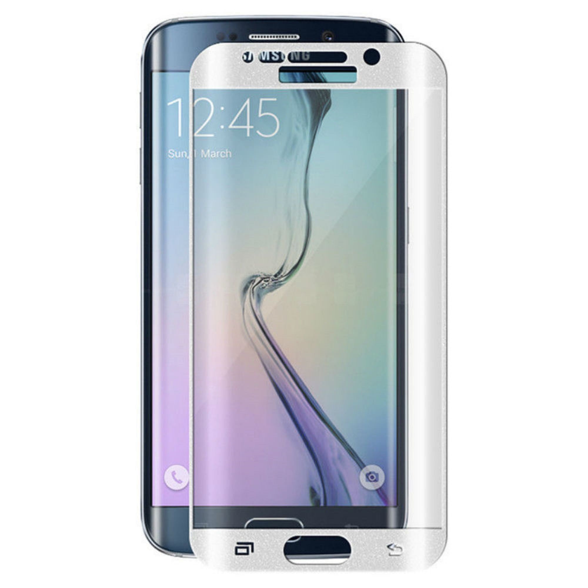 Samsung Galaxy S7 Edge Full Cover (White) 3D Tempered Glass Screen ...