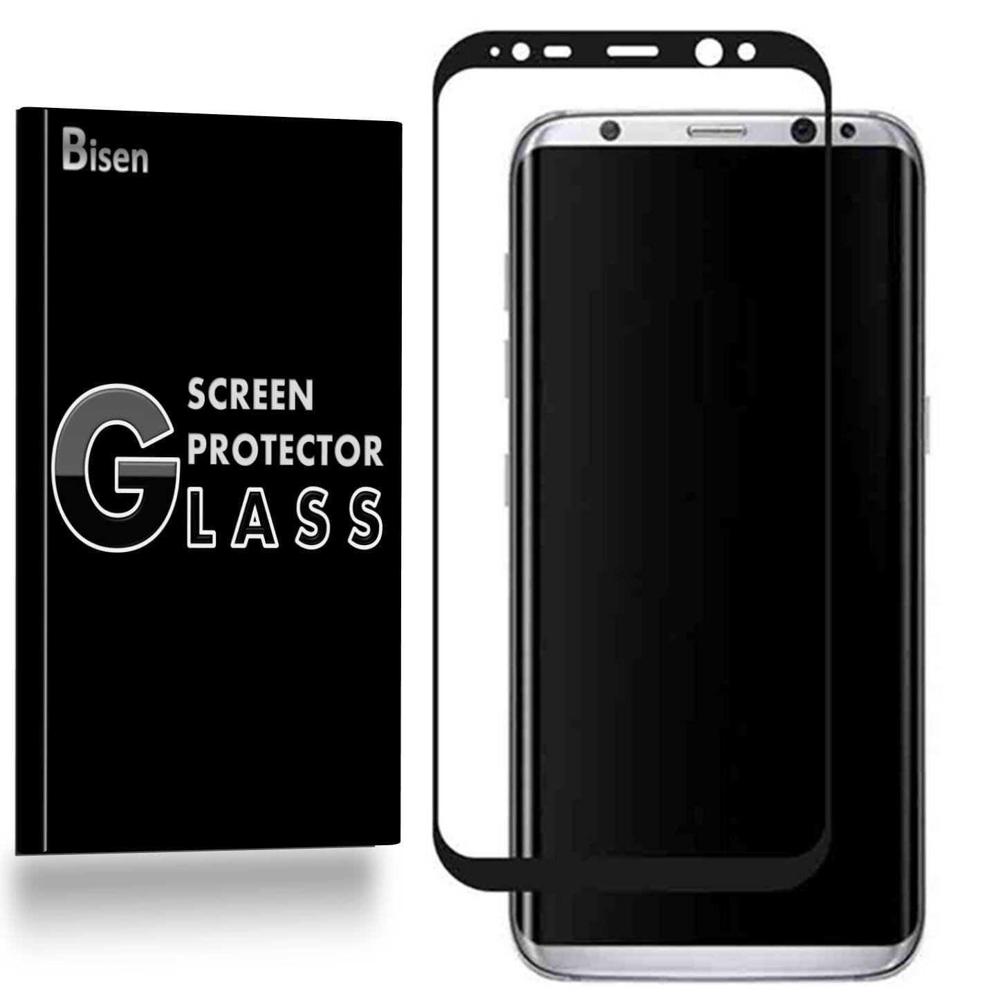 Samsung Galaxy S8 [1-Pack] 3D Curved Full Cover Tempered Glass Screen ...
