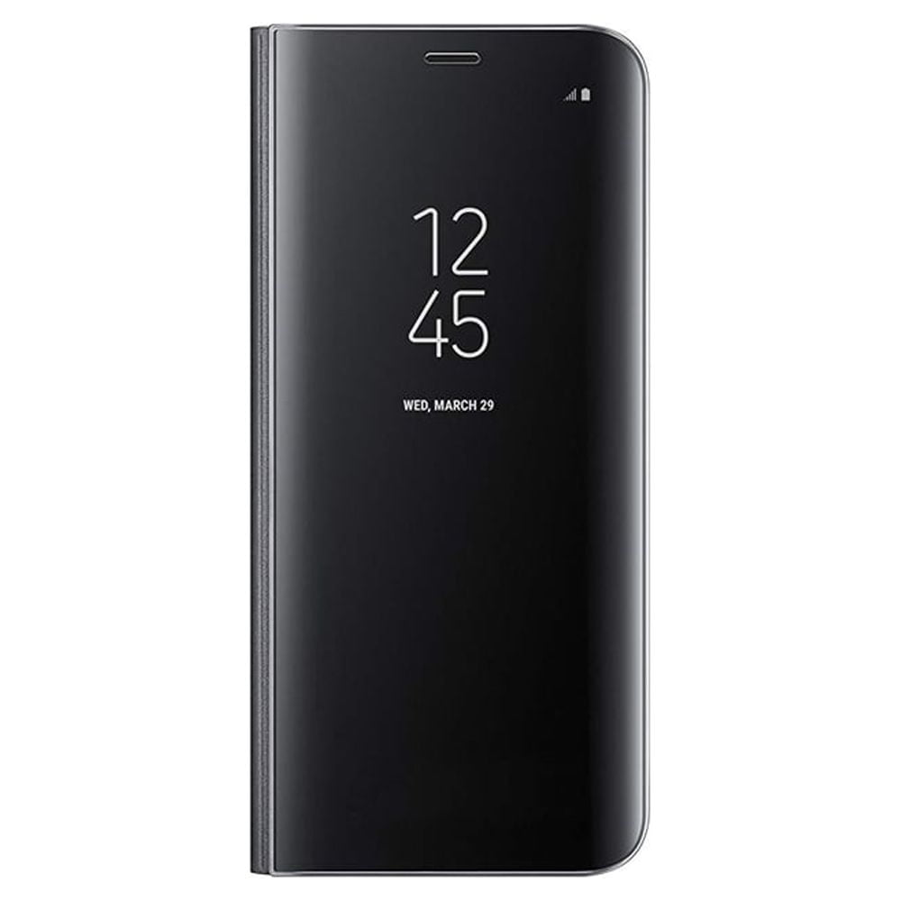 Samsung Galaxy S8 S-View Flip Cover with Kickstand, Black - Walmart.com