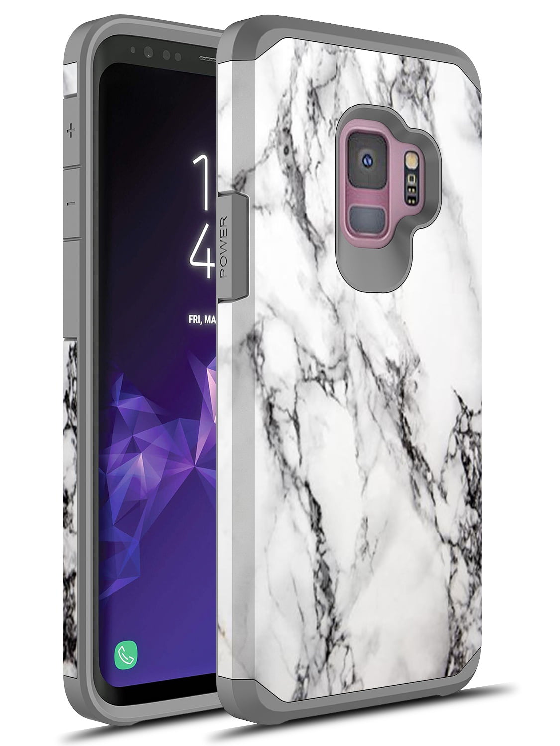 Samsung Galaxy S9 Case, Rosebono Slim Hybrid Shockproof Hard Cover ...