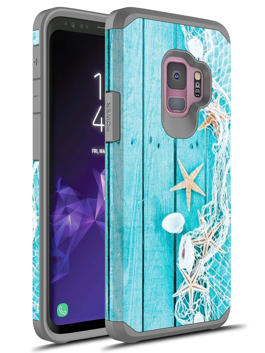 Samsung Galaxy S9 Case, Rosebono Slim Hybrid Shockproof Hard Cover ...