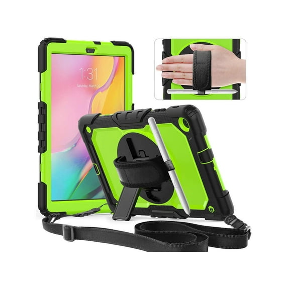 Samsung Galaxy Tab A 10.1 2019 Case T510 T515 Cover Three Layer Hybrid ...