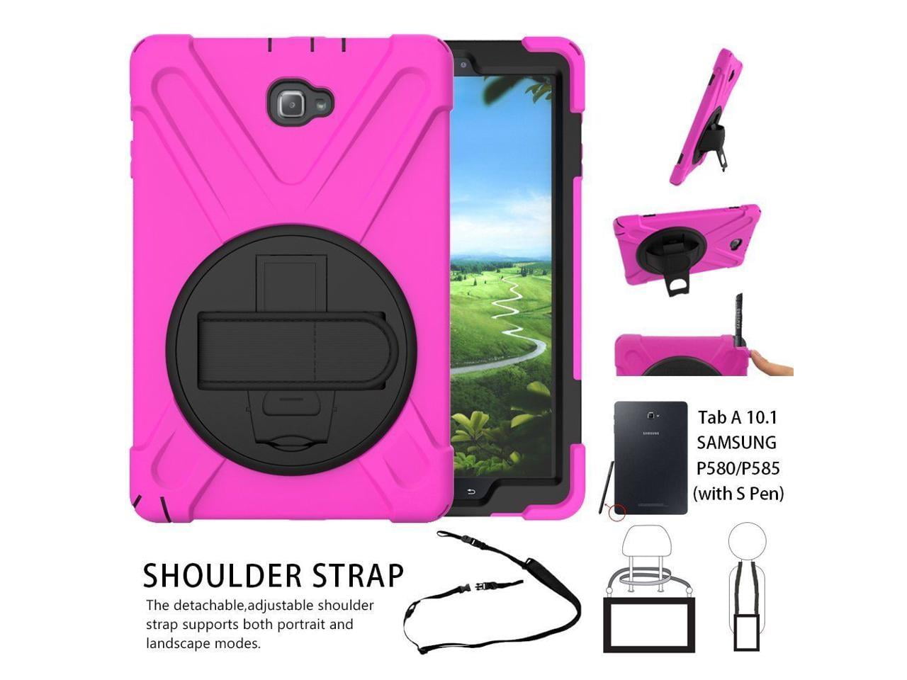 Samsung Galaxy Tab A 10.1 Case 2016 Model SM-P580 SM-P585 (with S Pen ...