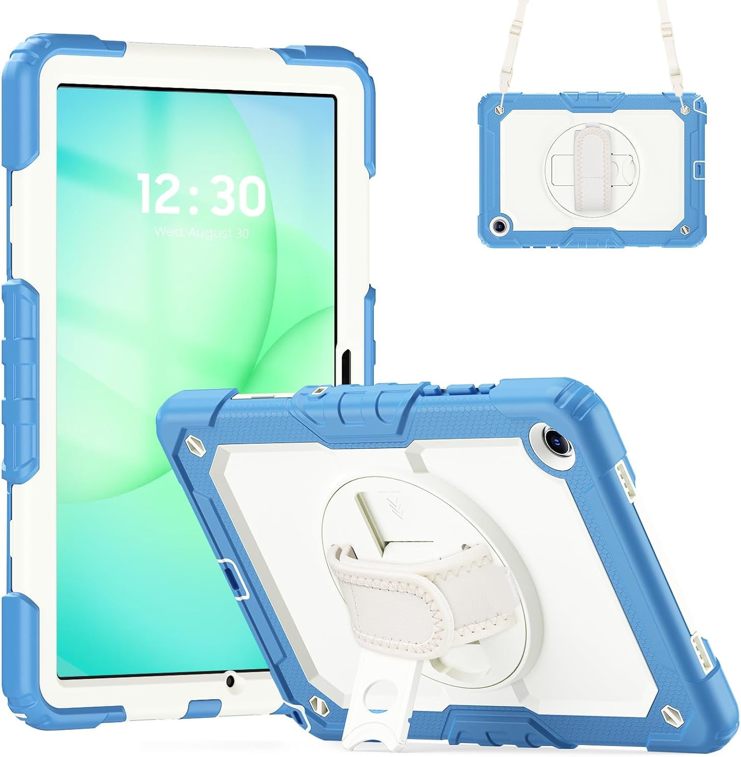Samsung Galaxy Tab A11 Plus and A9 Plus protective case (Cyan Blue ...
