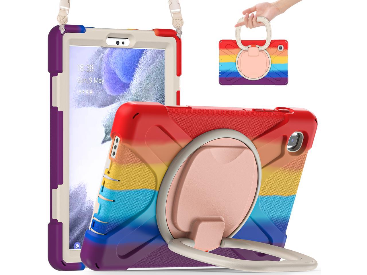 Samsung Galaxy Tab A7 Lite Case 2021, Heavy Duty Rugged Silicone Case ...