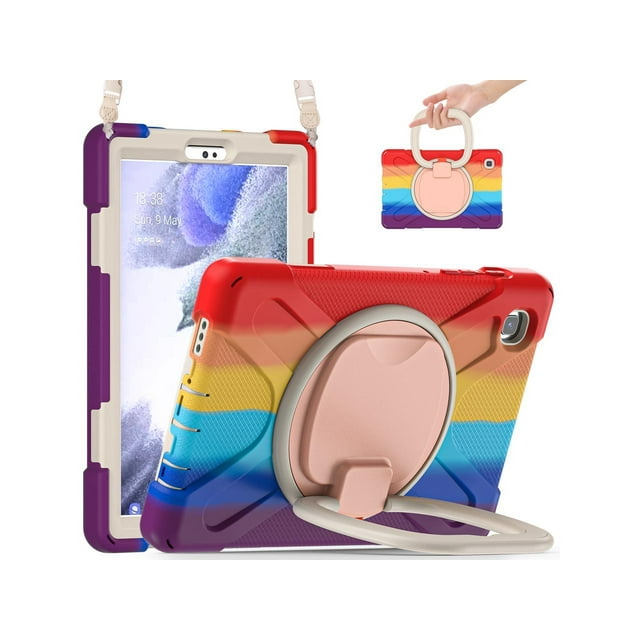 Samsung Galaxy Tab A7 Lite Case 2021, Heavy Duty Rugged Silicone Case ...