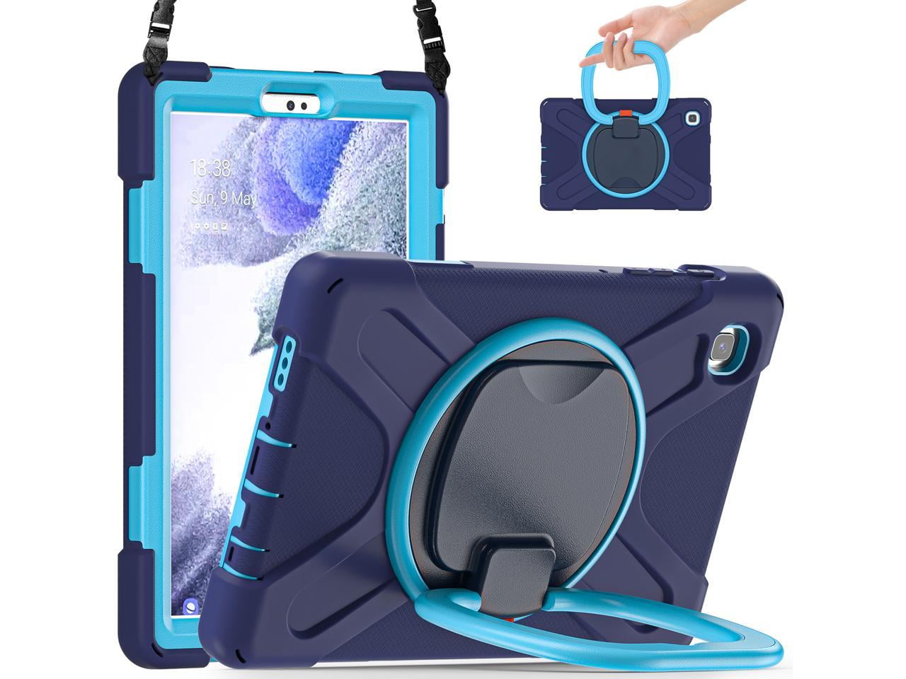 Samsung Galaxy Tab A7 Lite Case 2021, Heavy Duty Rugged Silicone Case ...