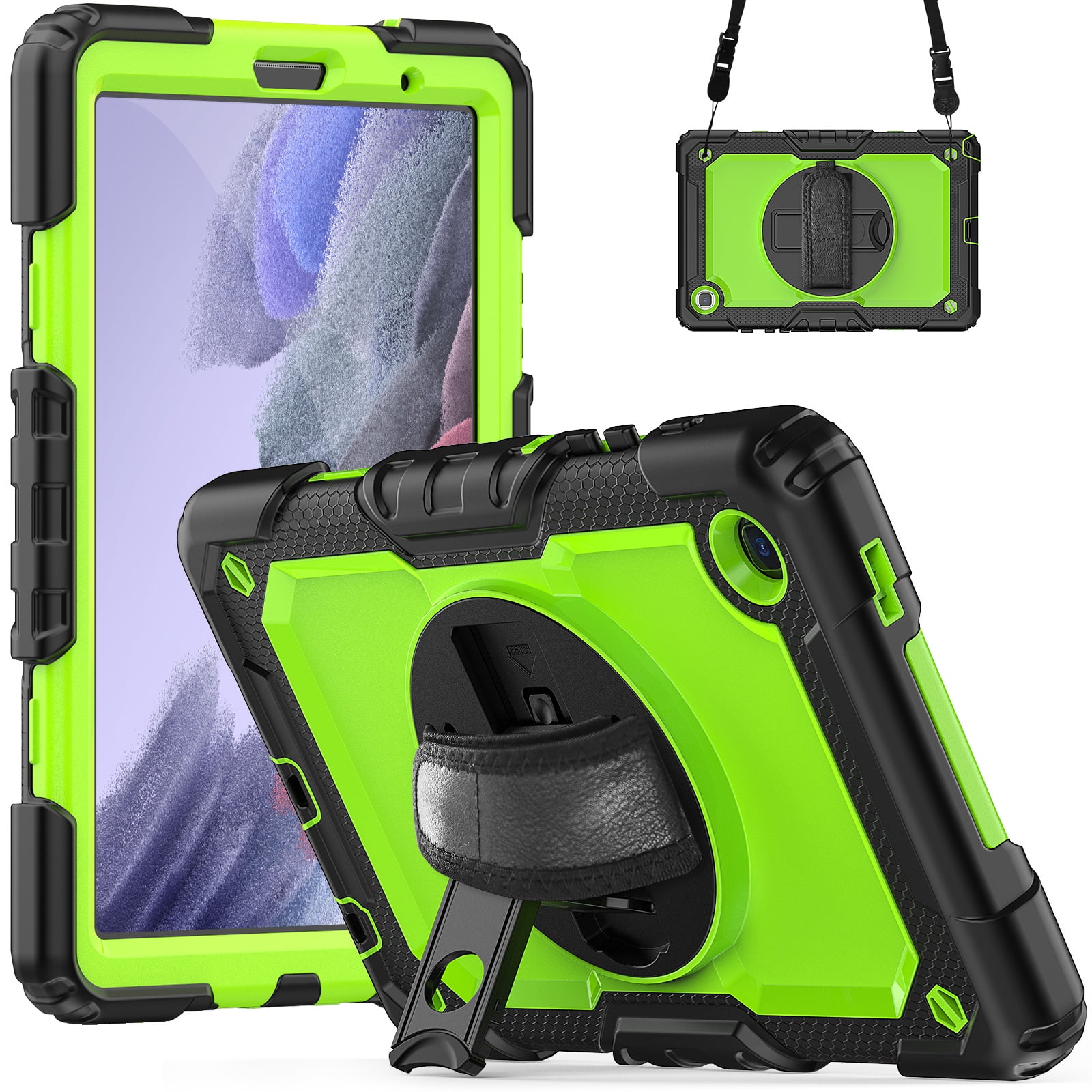 Samsung Galaxy Tab A7 Lite Case 8.7" with Screen Protector 360 Rotating ...