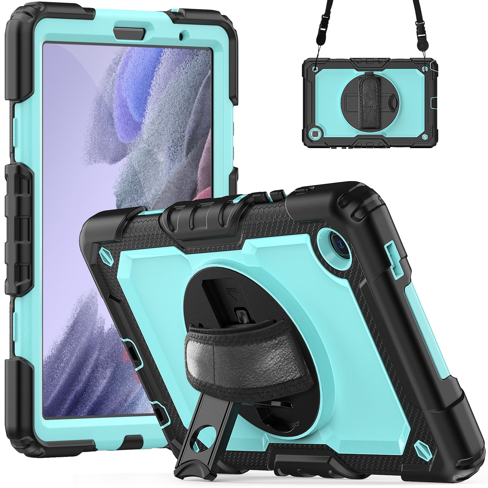 Samsung Galaxy Tab A7 Lite Case 8.7" with Screen Protector 360 Rotating ...