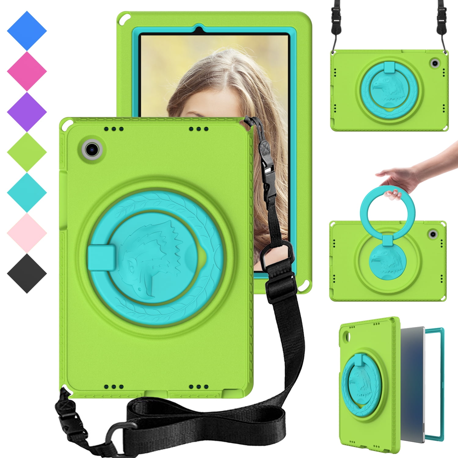 Samsung Galaxy Tab A7 Lite Case 8.7" with Screen Protector, 360 ...