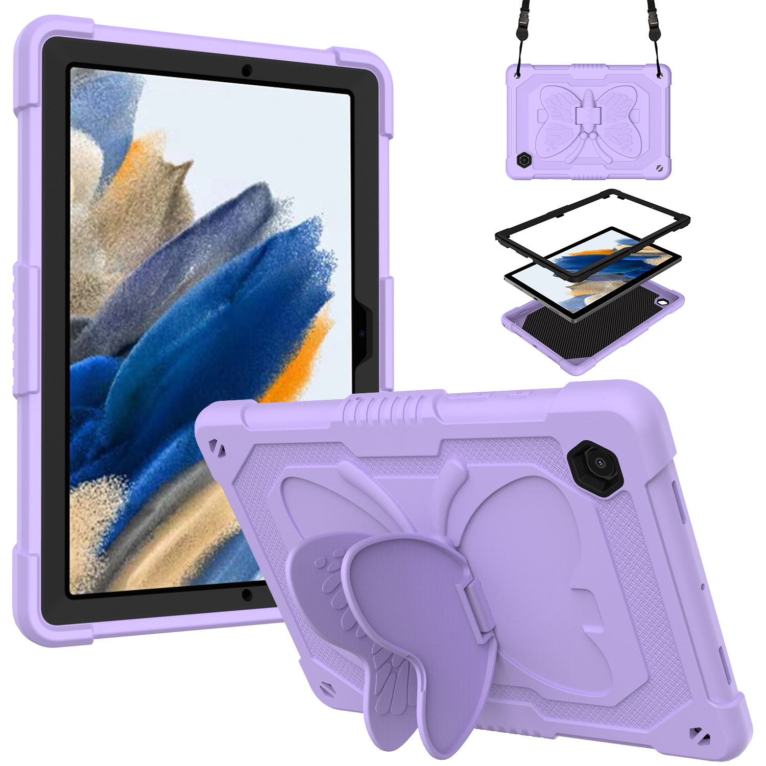 for Samsung Galaxy Tab A8 10.5 2022 SM-X200 / SM-X205 Case for Kids ...