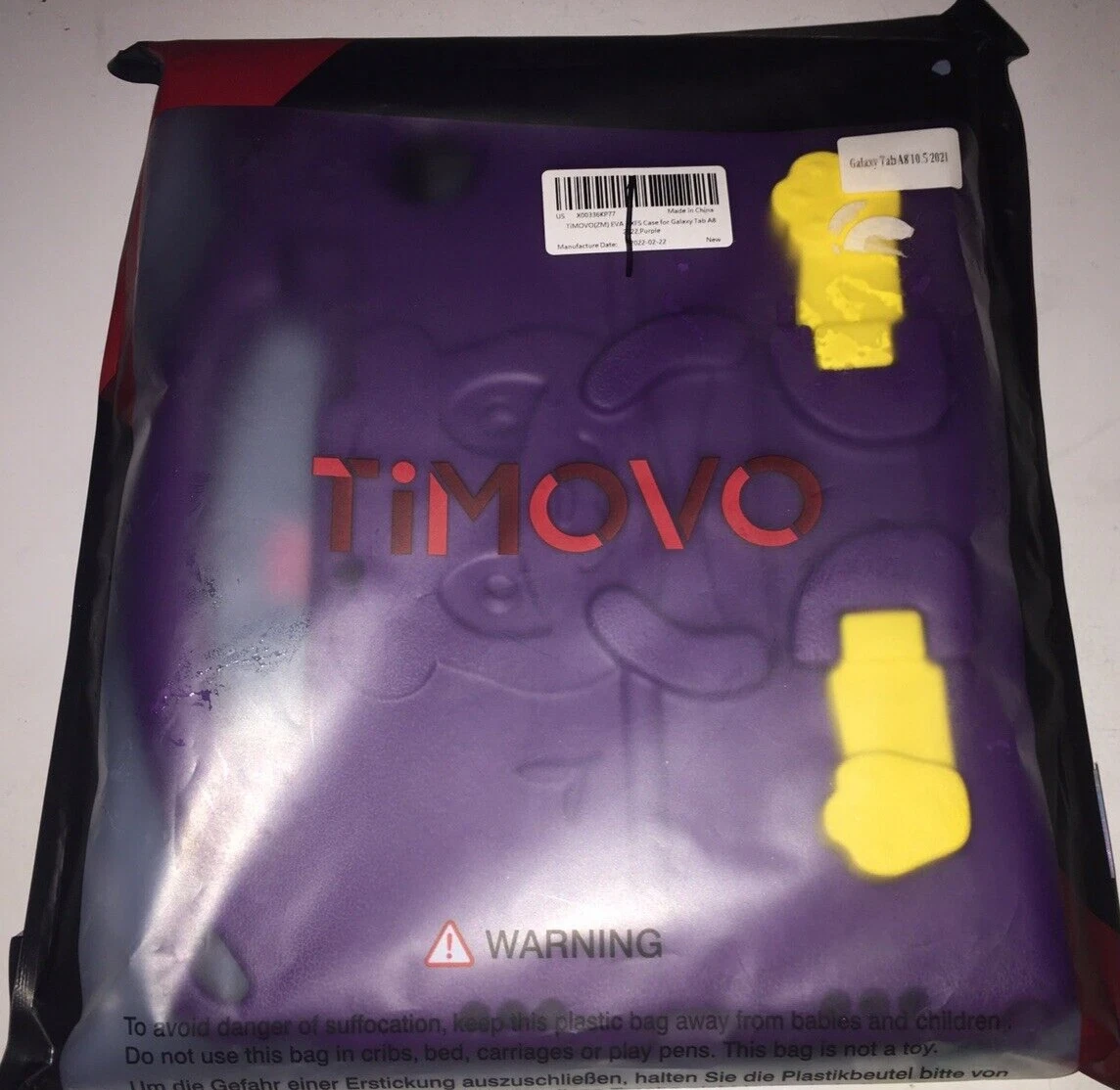 Samsung Galaxy Tab A8 10.5" Tablet Case Kids Shockproof Handle Stand ...